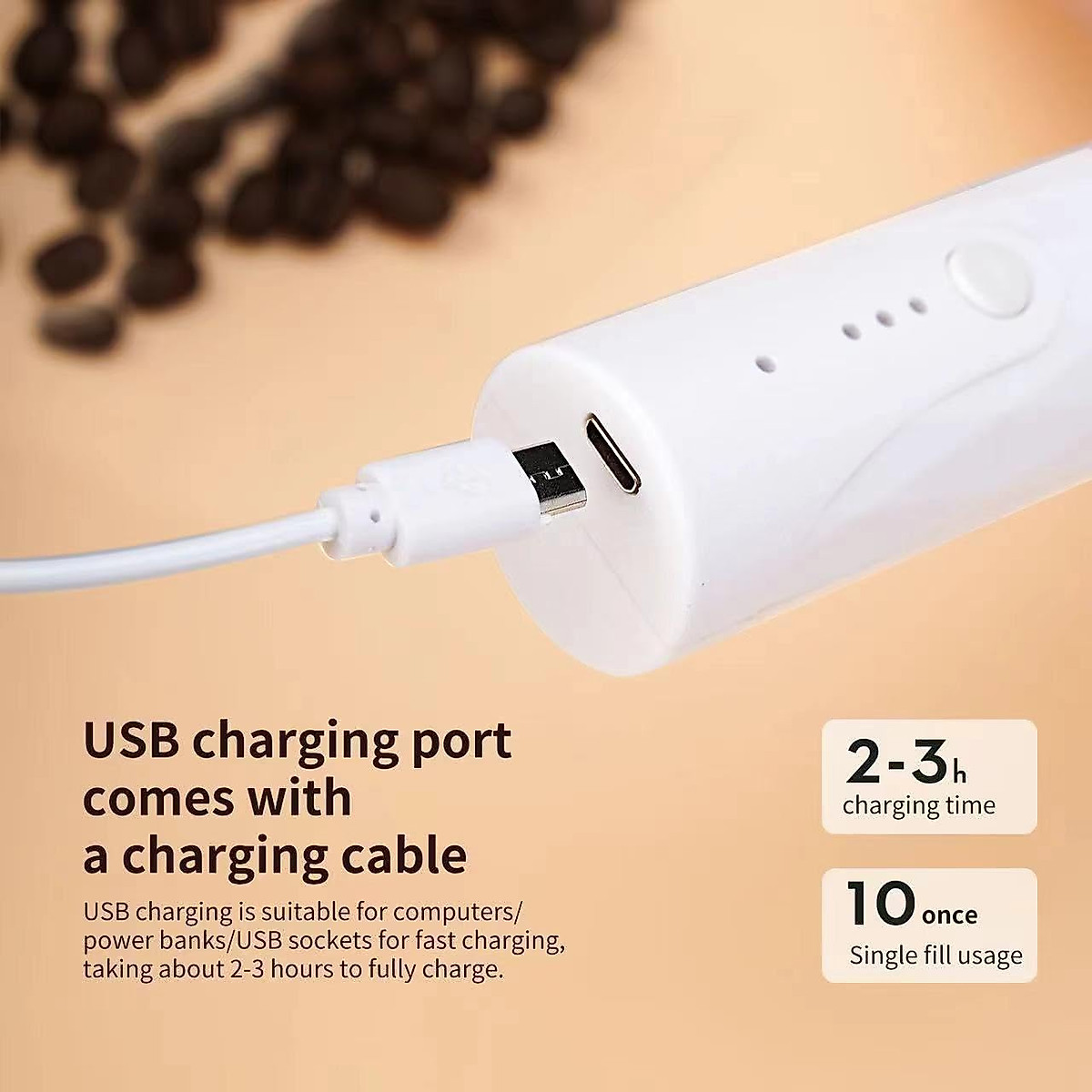 Powerful Cordless Immersion Blender, Electric Handheld Blender 500 Watt with Turbo Mode, Detachable Base. Portable &Easy to use kitchen gadgets for Soup, Smoothie, Puree, Baby Food,