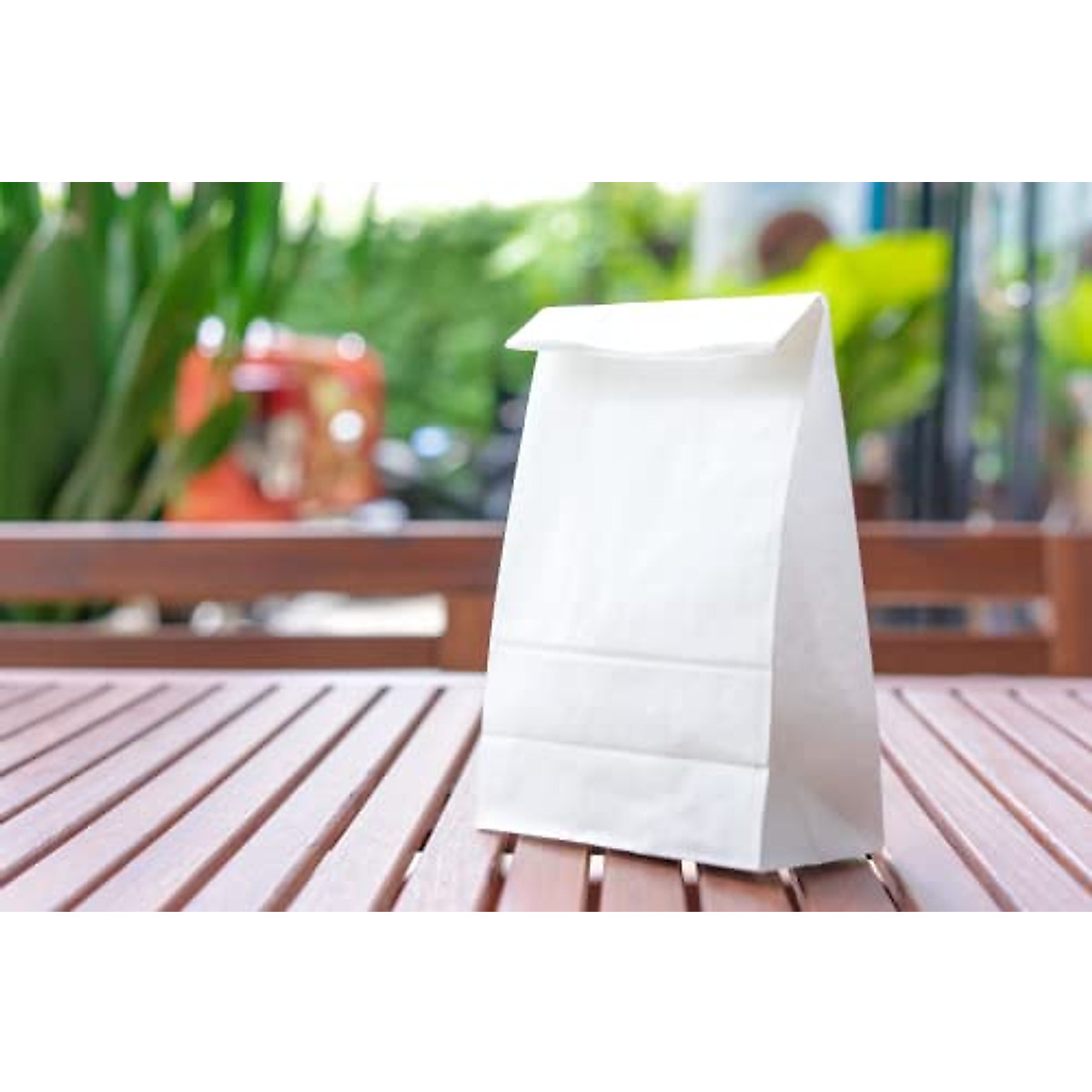 Perfect Stix 4lb Kraft White Paper Bags - Pack of 125ct (Kraft White Bag 4-125)