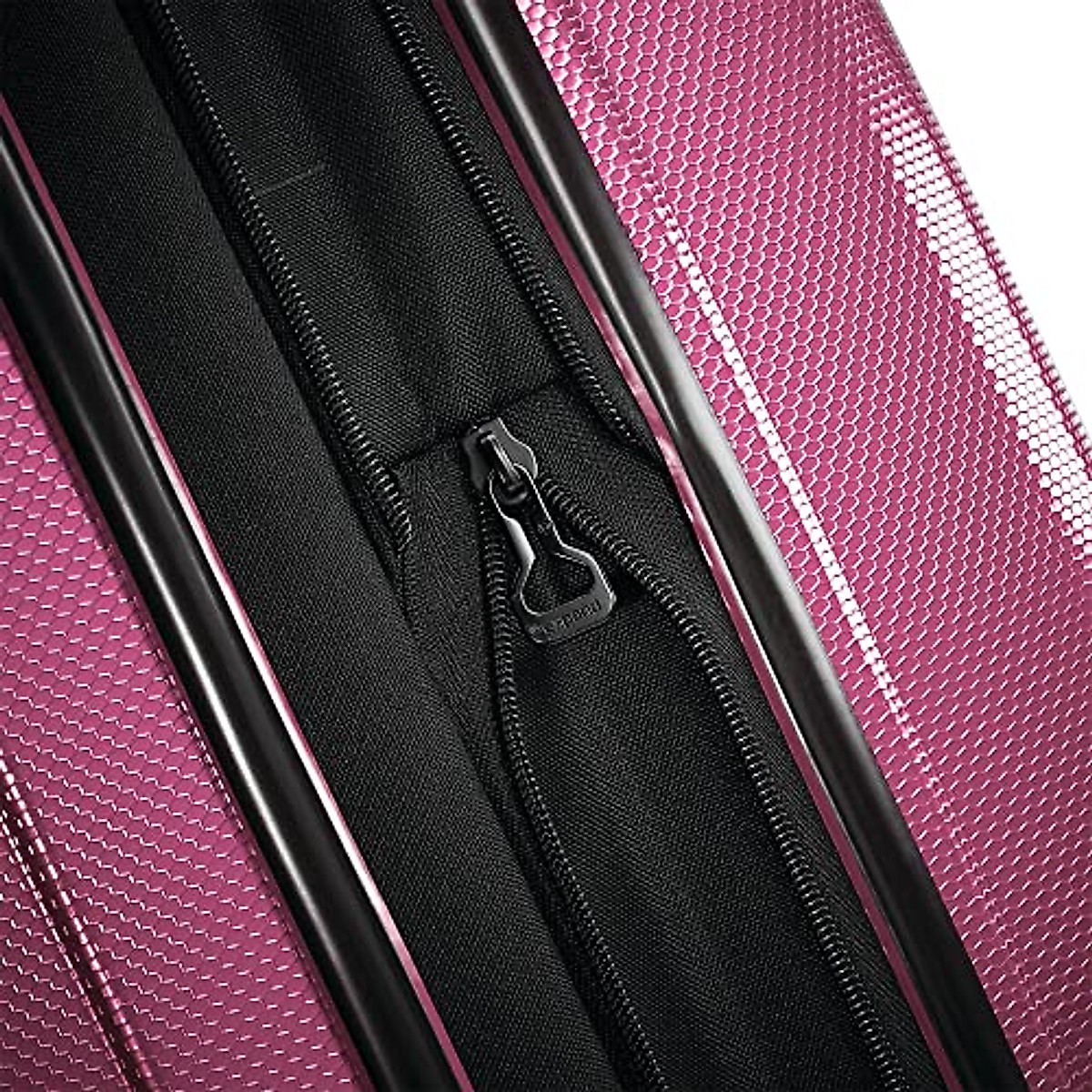 Samsonite SWERV DLX 28-Inch Tall Lightweight Hardside Travel Suitcase with 4 Spinner Wheels, Telescoping Handle, and TSA Lock, Solar Rose