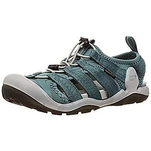 KEEN Women's Clearwater CNX Sport Sandal, Balsam/North Atlantic, 10