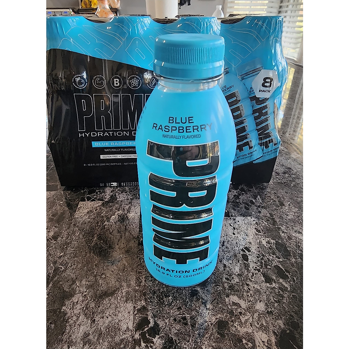 Prime Hydration 8 pack blue Raspberry