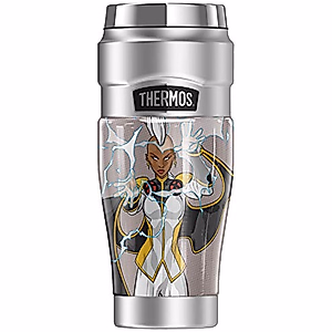 THERMOS MARVEL - X-Men Storm STAINLESS KING Stainless Steel Travel Tumbler, Vacuum insulated & Double Wall, 16oz
