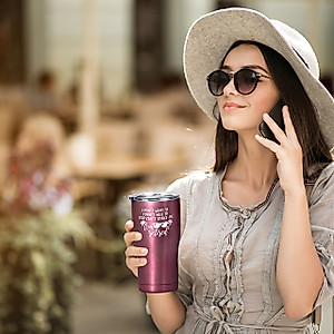 Funny Retirement Gifts for Women 2023 - Retirement Tumbler Cup 20oz - Retired Gifts for Women - Best Retirement Gifts for Women, Coworker - Happy Retirement Gifts - Female Retirement Gifts (Rose Gold)