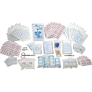First Aid Kit Refill - 200 Piece - Extra Replacement Supplies, Loose Packed Restock Supply Pack
