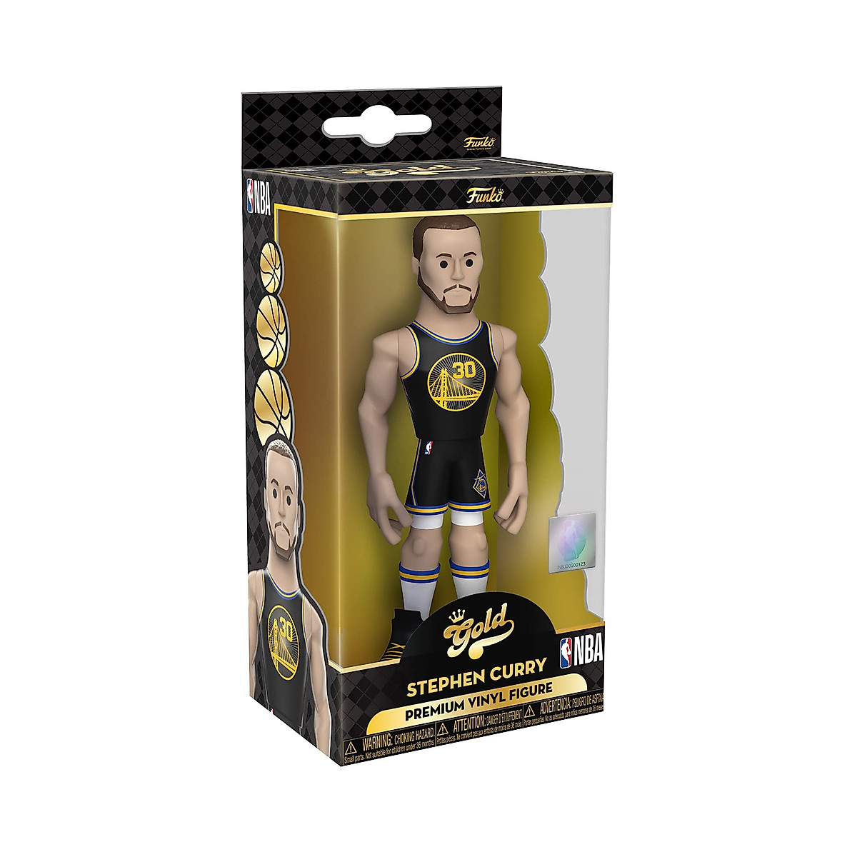 Funko Pop! Gold NBA: Warriors - Steph Curry (City) 5" with Chase (Styles May Vary)
