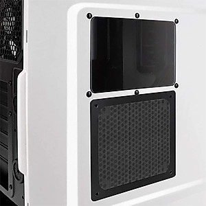 ZYAMY 4pcs 120mm PC Fan Dust Filter Magnetic Frame Computer Fan Grills Dust Mesh PC Cooler Filter Screen Dustproof Case Covers 12cm x 12cm, Black