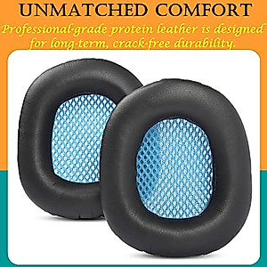 TaiZiChangQin Upgrade Ear Pads Ear Cushions Replacement Compatible with Sades SA810 SA-810 SA810 Gaming Headphone ( Protein Leather Earpads )