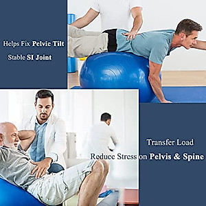 JOMECA V-Sling Pelvic Support Belt for Prolapse, Pregnancy SPD, Vulvar Varicosities, LCS, Pelvic Floor, Organ Prolapse Support Relieve Tilted or Twisted Pelvis Girdle Pain (Small)