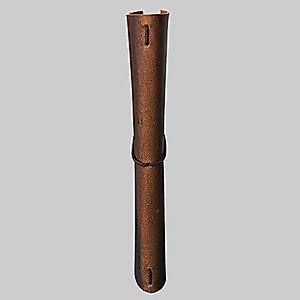 newestor A5 Travelers Notebook with 3 Lined Inserts - Refillable Leather Travel Journal for Men & Women, 90 Sheets, Brown