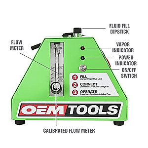 OEMTOOLS 24684 Vacuum and Evap Emissions Smoke Diagnostic Leak Detector, Not for Turbos, Smoke Machine Automotive, Green, Made in The USA