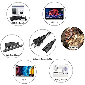 CHENLAN New AV Cable & AC Power Cord Bundle for Original Playstation 2