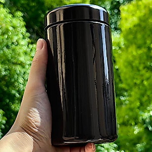 AFOKAR Airtight Storage Container 1 Oz (500mL), Air Tight Storage Container with Lid and Silicone Sealing Liner - Keep Goods Fresh for Months, Airtight Jar with UV Protection