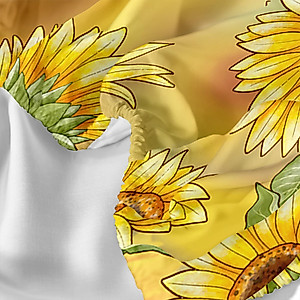 QOOMO Cartoon Axolotl Soft Microfiber Bed Sheets Sunflower Kids Sheets Set Kawaii Animal Super Soft Kids Bedding Set Breathable Room Decoration Queen Size 1 Fitted Sheet, 1 Flat Sheet, 2 Pillow Cases