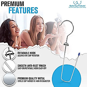 Bra Organizer - Gyrlie Cup Twisted Sister Bra Hanger - 360° Rotating Bra Hanger for Closet Organizer, 25+ Bra Storage Solution with Easy On/Off Design for All Cup Sizes