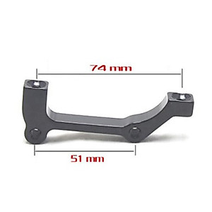 Health Gear Disc Brake Adapter, Disc Brake Caliper Bracket Adapter, Disc Brake Mounting Bracket for MTB Road Bike180mm Rotor (DS-02)