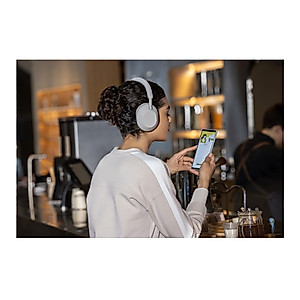 Sony WH-1000XM5 Wireless Noise Canceling Over-Ear Headphones (Silver) WLA-NS7 Wireless TV Adapter Bundle - (SNWH1000XM5S WLA-NS7) - (2 Items) (Renewed)