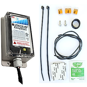 Micro-Air Easystart 364, Marine Air Conditioner Soft Start for RV Air Conditioner Compressor Unit, Travel Trailer Accessories + FREE Easy Installation Start Kit & Connector Parts Included
