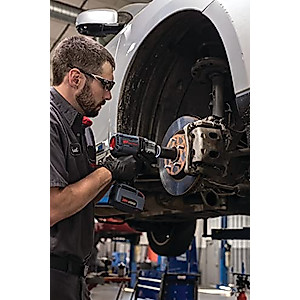 Ingersoll Rand W7152-K12 1/2" Cordless Impact Wrench and 1 Battery Kit, 4 Power Modes, Brushless Motor, 1500 ft/lbs Nut Busting Torque, 1000 ft/lbs Max Torque, Lightweight, Gray