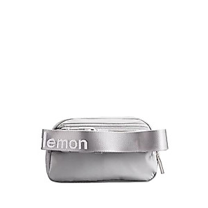 Lululemon Athletica, Lululemon Everywhere Belt Bag 1L (Silver Drop / White)