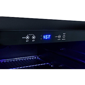 Summit Appliance Beverage Cooler, Grey/Clear