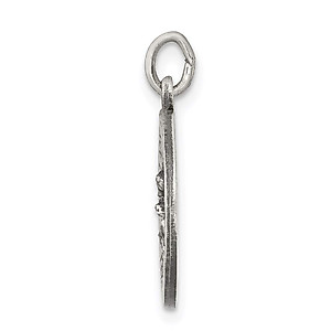 Sterling Silver Antiqued Our Lady of Perpetual Help Medal QQC3513