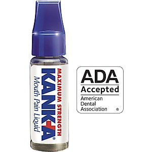 Kank-A Mouth Pain Liquid Professional Strength 0.33 oz (Pack of 3)