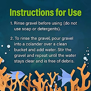 GloFish Aquarium Gravel, Fish Tank Gravel, Black With Fluorescent Accents, Compliments GloFish Tanks, 5 lb Bag