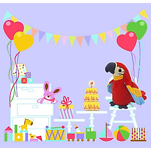 Talking Parrot Plush Toy, Repeat What You Say Funny Kids Stuffed Toys, Birthday Gift Kids Early Learning Animal Toy Electronic toy