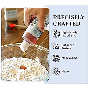 Fast Easy Bread Soy Lecithin Liquid (8 oz) | Easy-to-Use | Available in Mess-Free Squeezable Bottle | Natural Food-Grade Emulsifier | Enhances Dough Texture and Ingredient Distribution