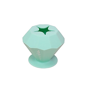 Craftelier - Waste Collector for Vinyl, Paper, Cardboard and Other Scrapbooking Materials | Made of Silicone | Approximate Dimensions 9 x 9 x 7 cm (3.54" x 3.54" x 2.76") - Turquoise Colour