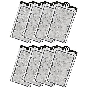 Moonorange Auqarium Filter Cartridges, Filter Replacement Plates, Turtle Tank Filter Sponges, Suit for 3.5W 280L/H Low-Water Filter. (Pack-8)
