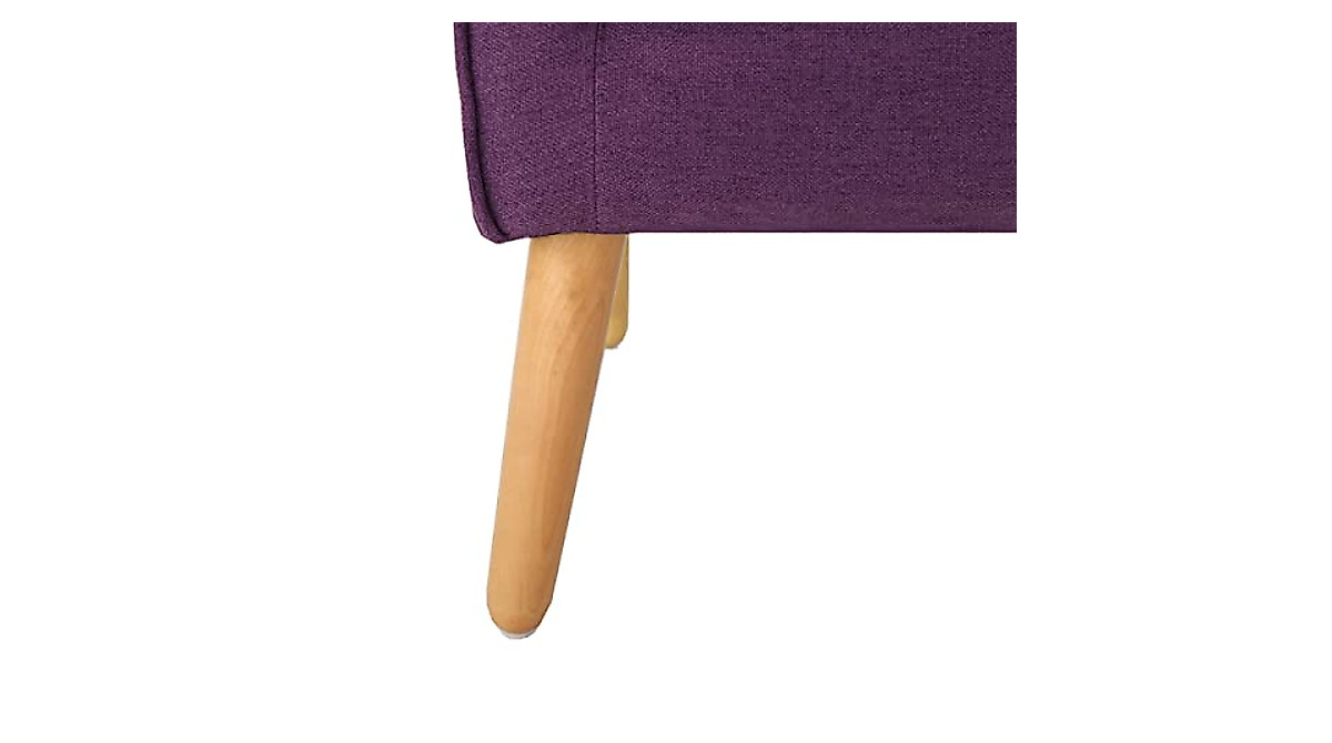 Stylish Purple Mid-Century Arm Chair - Christopher Knight