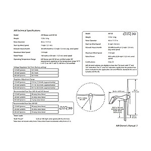 Primus Wind Power Air 40 Wind Turbine Generator | Land Off-Grid Remote Power Applications