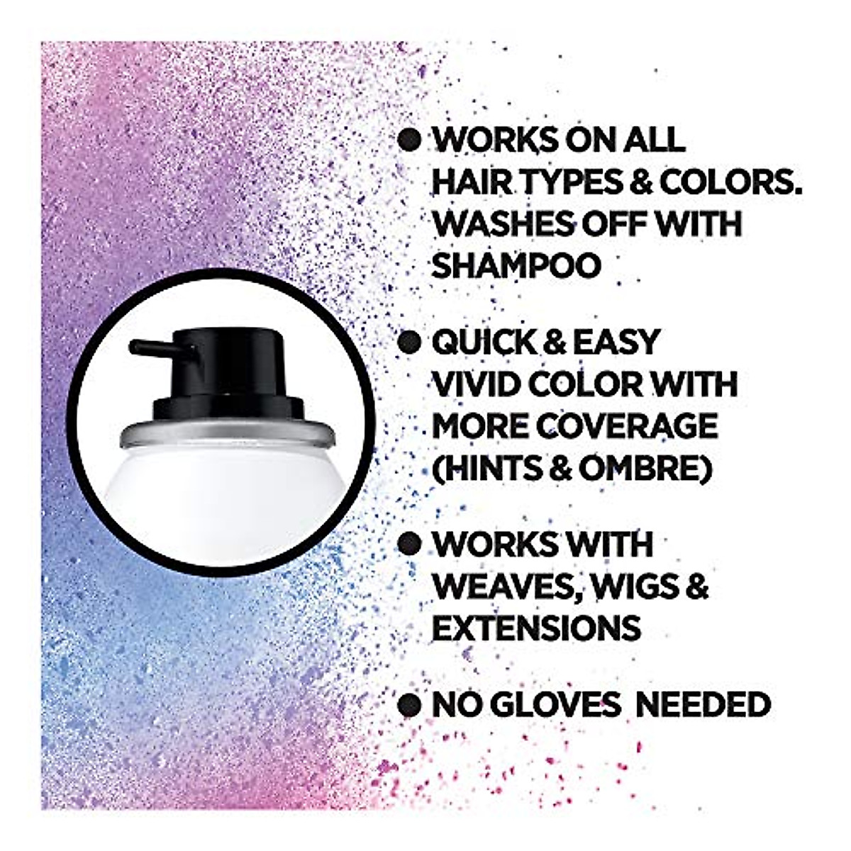 L'Oreal Paris Colorista 1-Day Washable Temporary Hair Color Spray, Silver, 2 Ounce