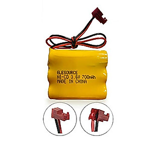 GLESOURCE 3.6V 700mAh Ni-CD Battery Pack Replacement for Sure-Lites 026-148 026148 Exit Sign Emergency Light SL-026148 SL-026-148 SL026148(4 Pack)