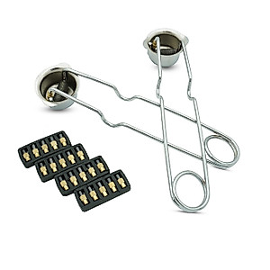 GUTIMORE Single Flint Striker Spark Lighter 2PC with 20 Extra Flint Replacements, for Welding, Brazing and Soldering