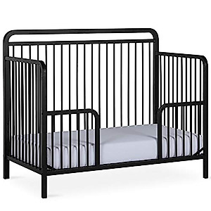 Baby Relax Juniper Metal Toddler Guardrail, Matte Black