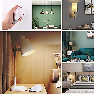 XINNUOFEI A19 LED Light Bulbs 6500K Cool White 12.3Watt Standard E26 Medium Screw Base 1710 Lumens 100 Watt Equivalent LED Bulbs Non-Dimmable No Flicker Pack of 6 Cool White