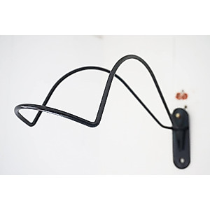 Metal Wall Hooks Helmet Rack – Heavy Duty Wall Mounted Entryway Organizer Hanger for Equestrian Helmet, Motorcycle Helmet，Hats, Caps - Sturdy & Decorative Solution to Storage Or Display - （NO Helmet ）