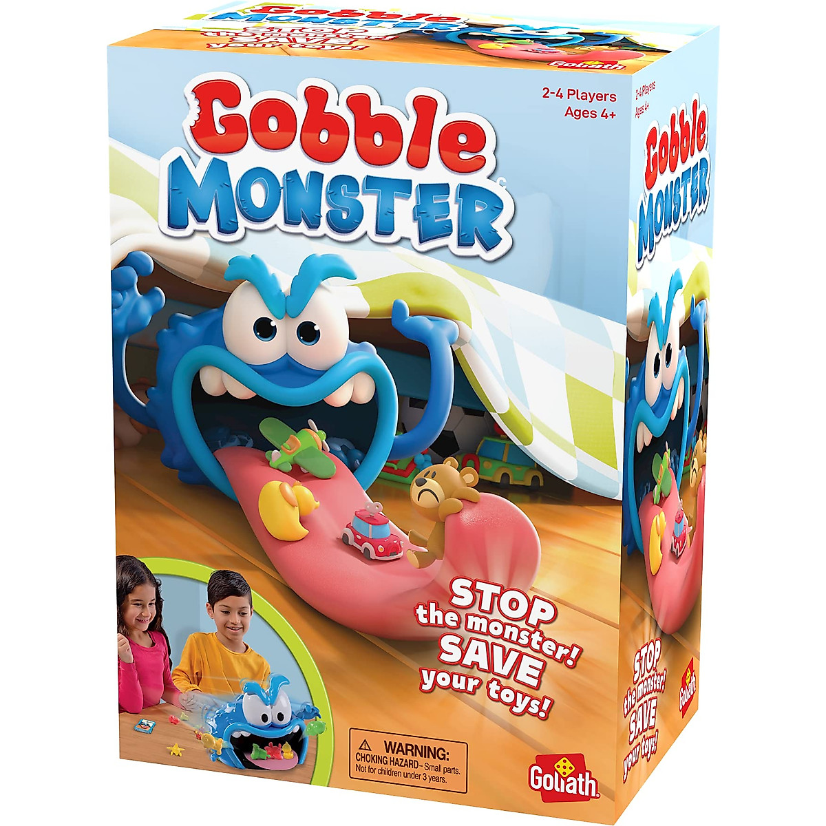 Gobble Monster Game - Save Your Toys from The Monster's Tongue Before It's Too Late by Goliath,Multicolor