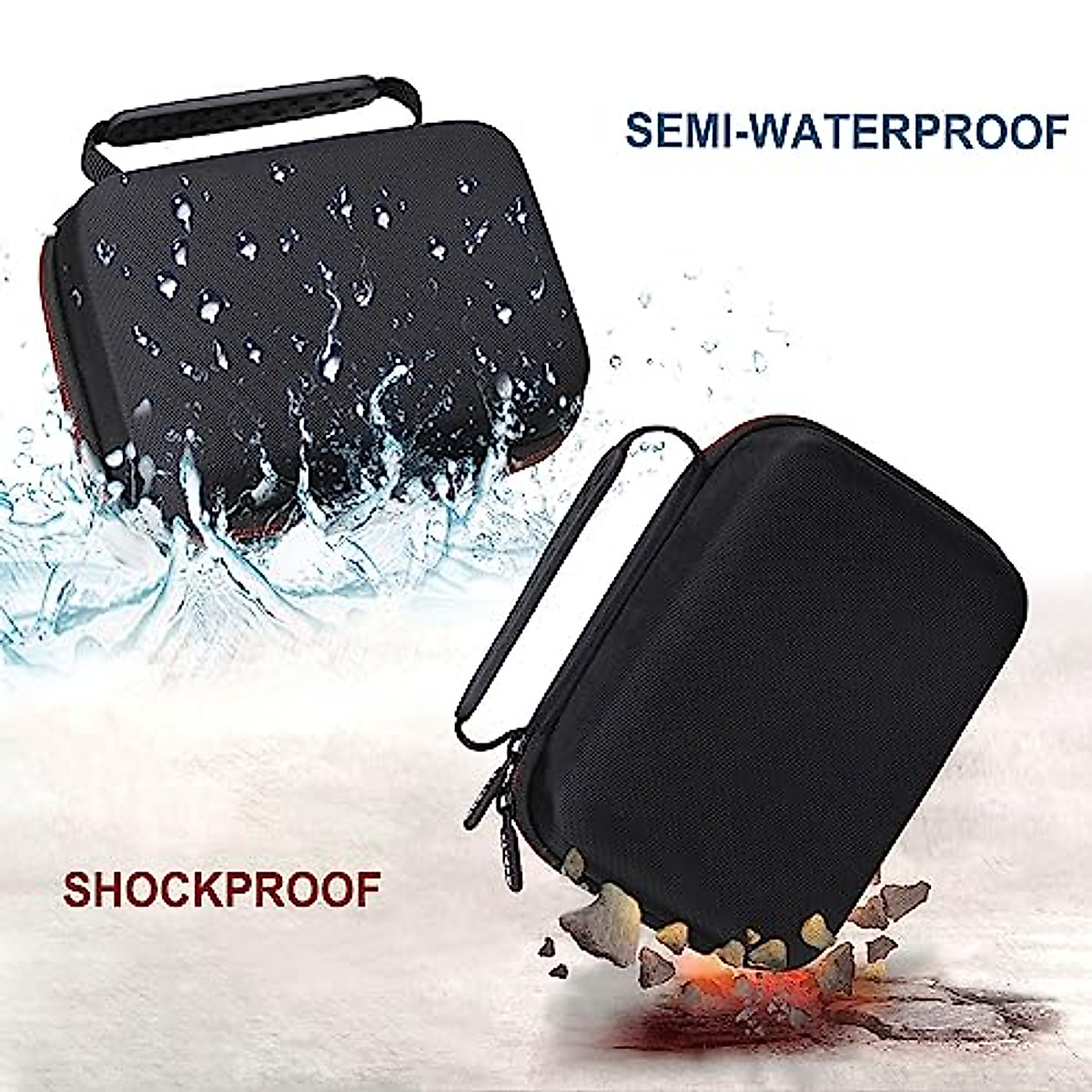 LTGEM EVA Hard Case for Infant Optics DXR-8 PRO & HelloBaby Baby Monitor - Travel Protective Carrying Storage Bag