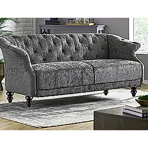 HFXIAO 6 inch Sofa Legs Wood Furniture Legs Sofa Legs Set of 4 Pyramid Couch Legs Mid-Century Modern Brown Replacement Legs for Chair Recliner, Black