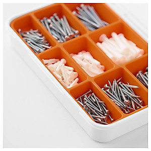 IKEA 001.692.49 Fixa 260-Piece Screw and Plug Set, Steel