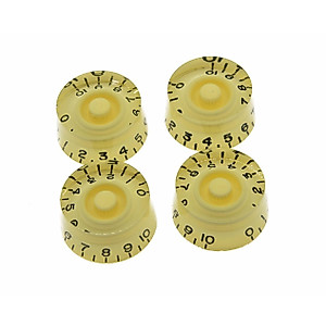 Dopro 4pcs Vintage Cream Guitar Speed Dial Knobs Control Knob fits LP Guitar