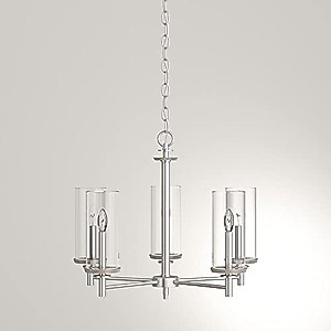 Hampton Bay 5-Light Brushed Nickel Finish Interior Chandelier