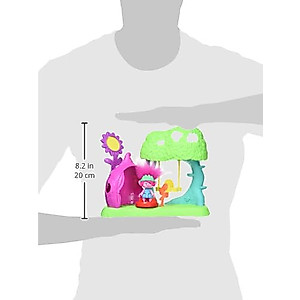 Fisher-Price Imaginext DreamWorks Trolls Toys Flower Fun Campsite Playset with Poppy Figure for Pretend Play Kids Ages 3+ Years