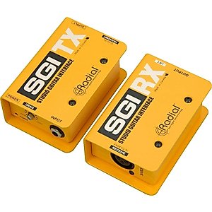 Radial Engineering SGI Studio Guitar Interface System includes Free Wireless Earbuds - Stereo Bluetooth In-ear and 1 Year Everything Music Extended Warranty