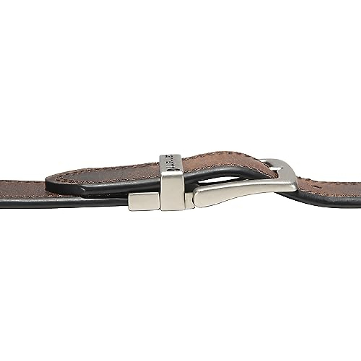 Carhartt Men's Casual Rugged Oil Finish Reversible Belts, Brown/Black, 46