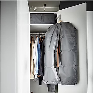 I-K-E-A SKUBB Storage Case Box Dark Gray Polyester/Polypropylene 17 ¼x21 ¾x7 ½