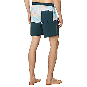 Quiksilver Men's Standard Surfsilk Division 17 Volley Swim Trunk Boardshort, Midnight Navy, X-Large